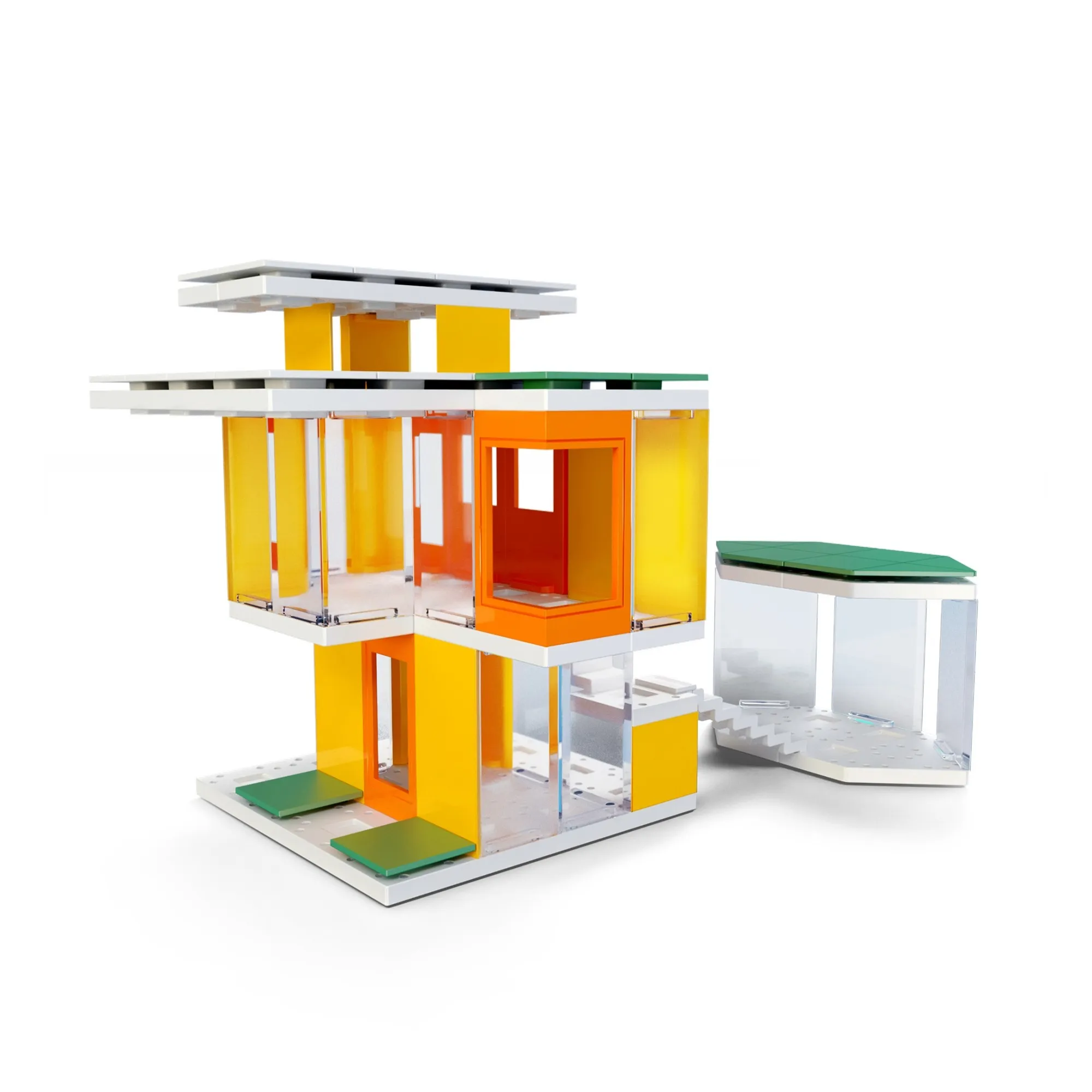 Arckit - Mini Modern Colours Architectural Model Kit - 105 Pieces ...