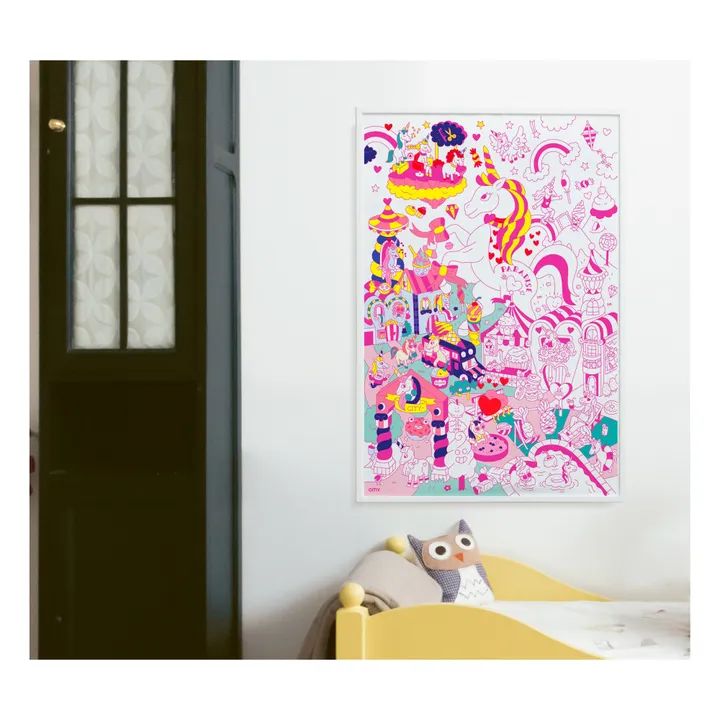 Omy - Lily Colour In Poster - Pink | Smallable