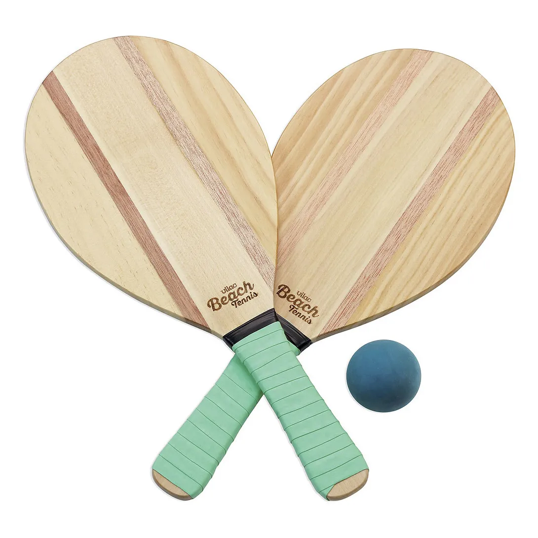 Vilac - Vintage Beach Racket Set - Natural | Smallable