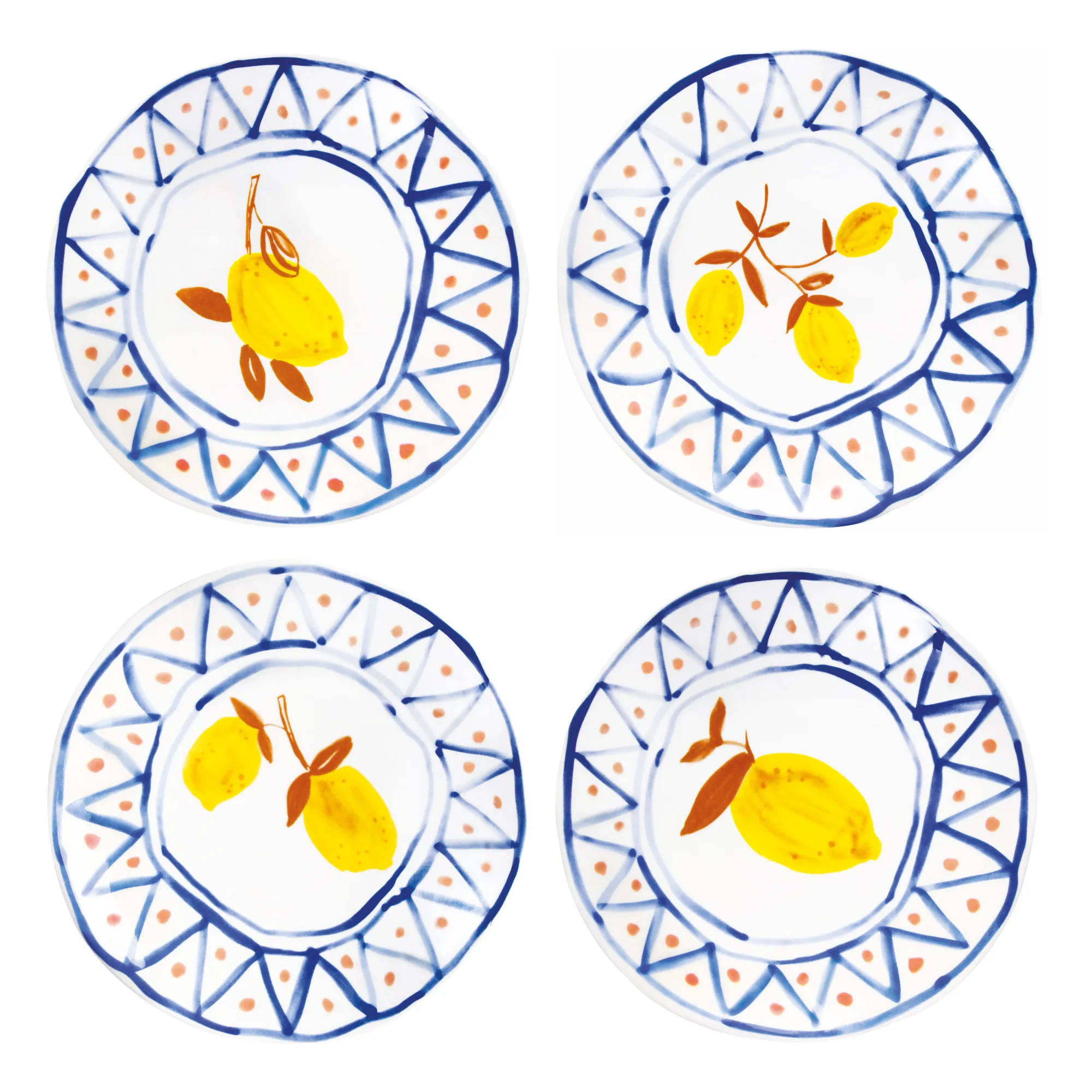 &Klevering - Moroccan Lemon Plates - Set of 4 | Smallable
