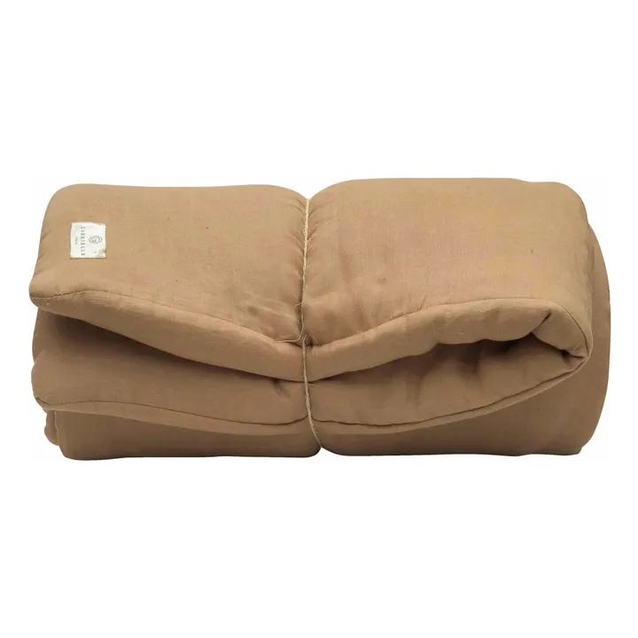 Gabrielle Paris - Washed Linen Comforter - Tabacco | Smallable