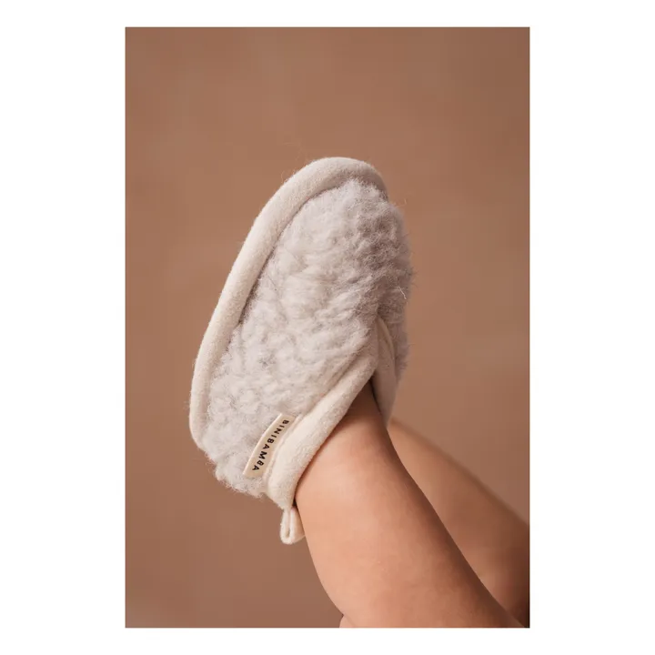 BINIBAMBA - Merino Wool Booties - Milk | Smallable
