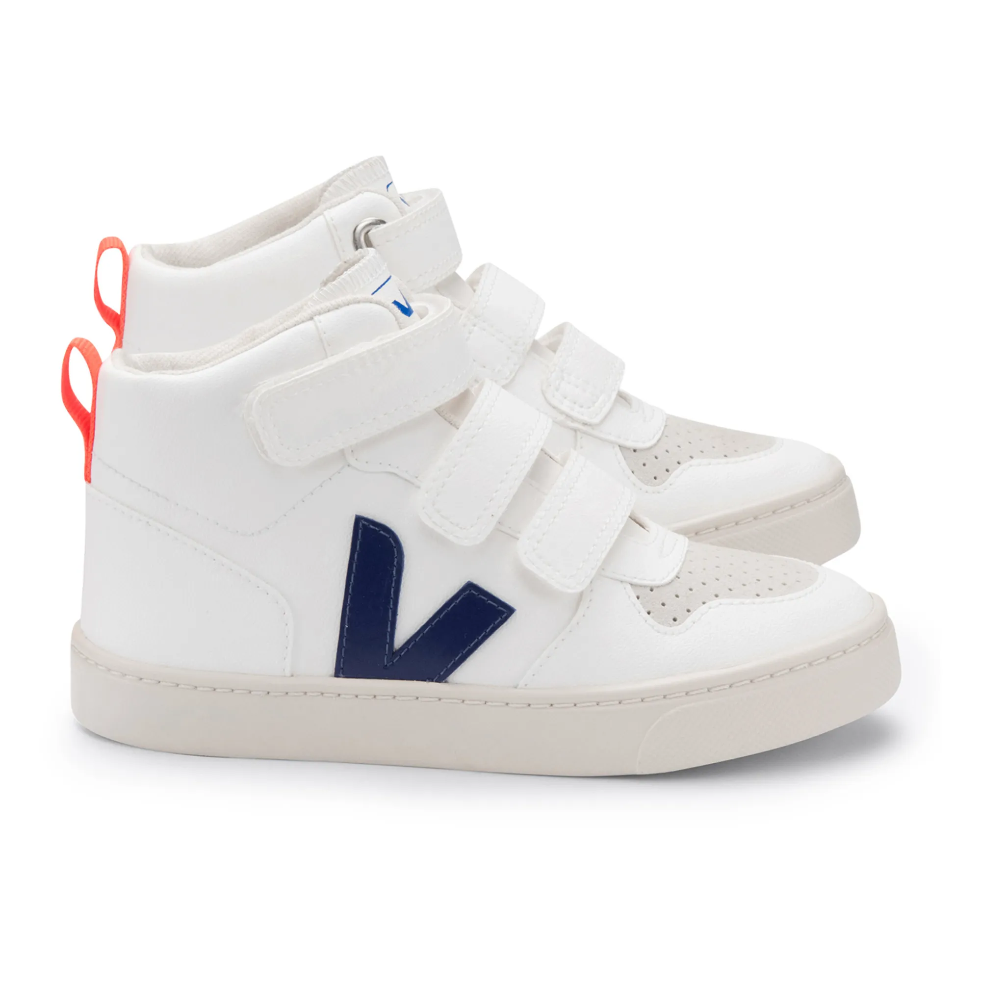 Veja - Baskets Scratchs Montantes V-10 Mid - Bleu | Smallable