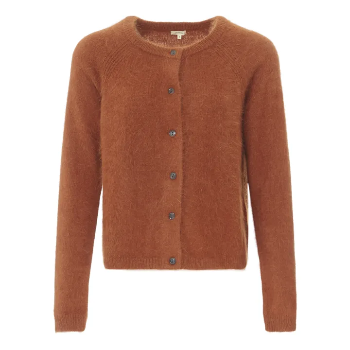 Bellerose - Cardigan Datair Angora - Collection Femme - - Rouille ...