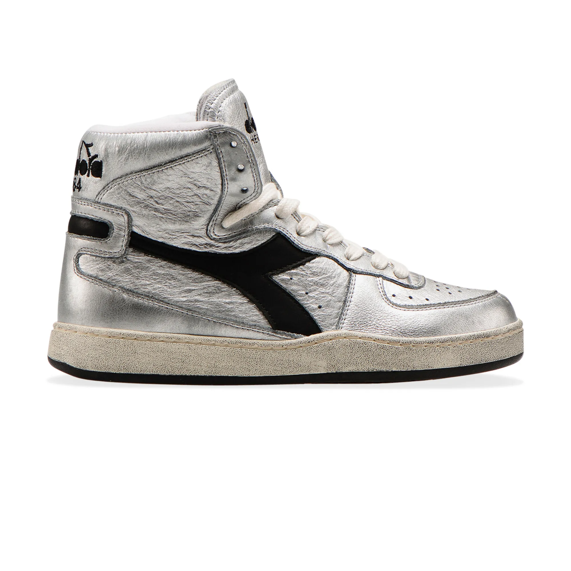 Diadora Heritage - Silver High-Top Sneakers - Silver | Smallable