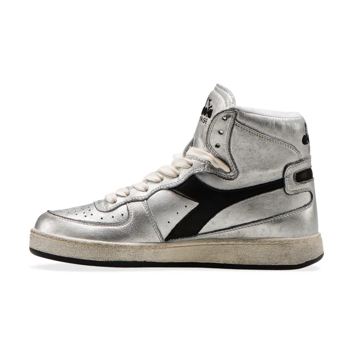 Diadora Heritage - Silver High-Top Sneakers - Silver | Smallable
