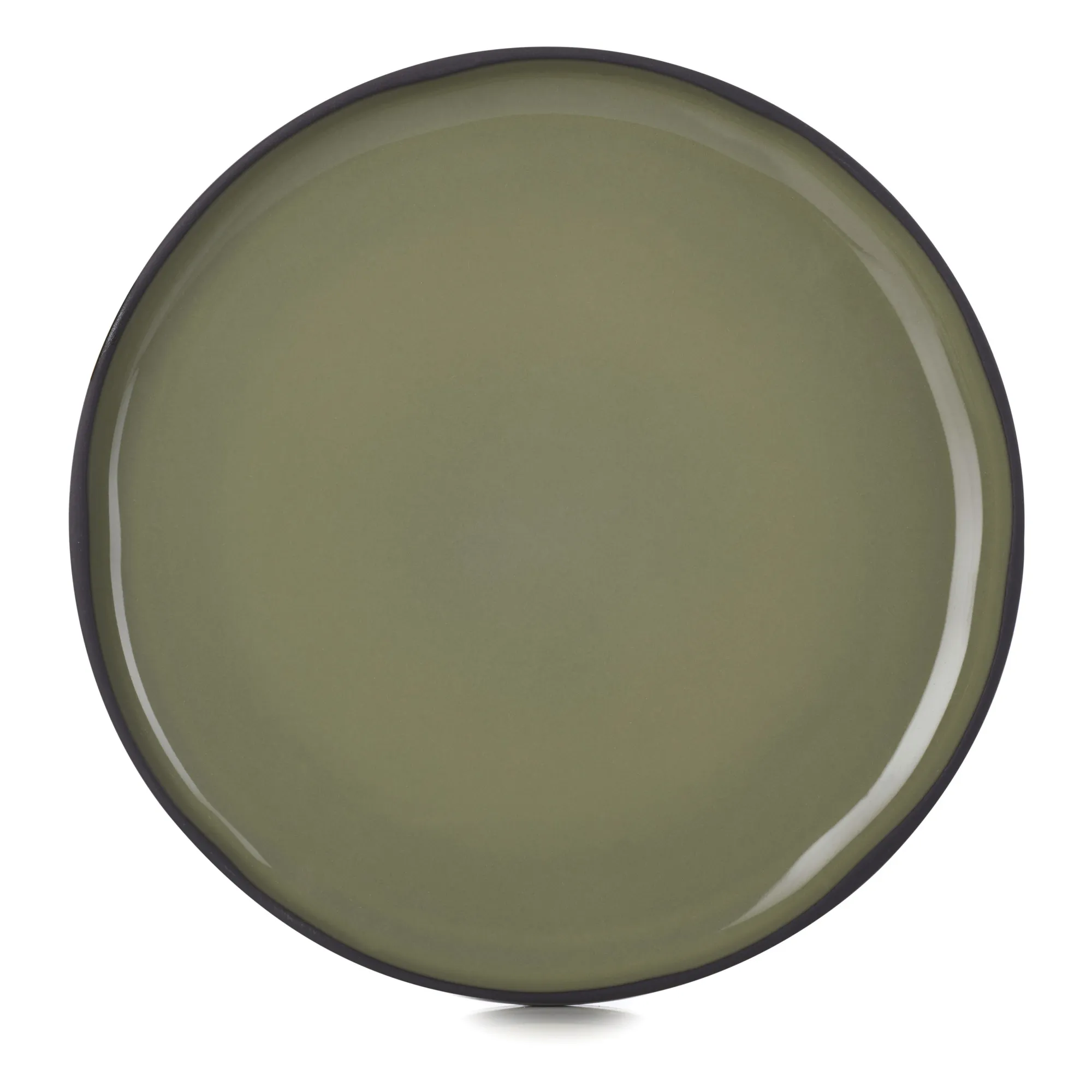 Revol - Caractère Porcelain Plates 21 cm - Set of 4 - Cardamome | Smallable