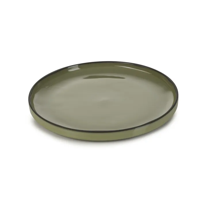 Revol - Caractère Porcelain Plates 21 cm - Set of 4 - Cardamome | Smallable
