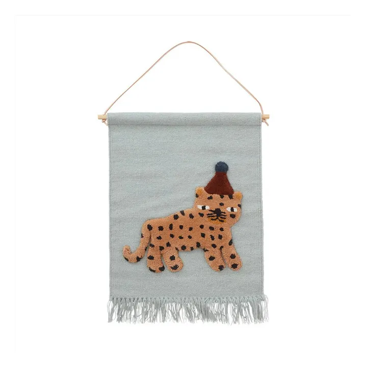 Oyoy Mini - Leopard Wool Wall Rug | Smallable
