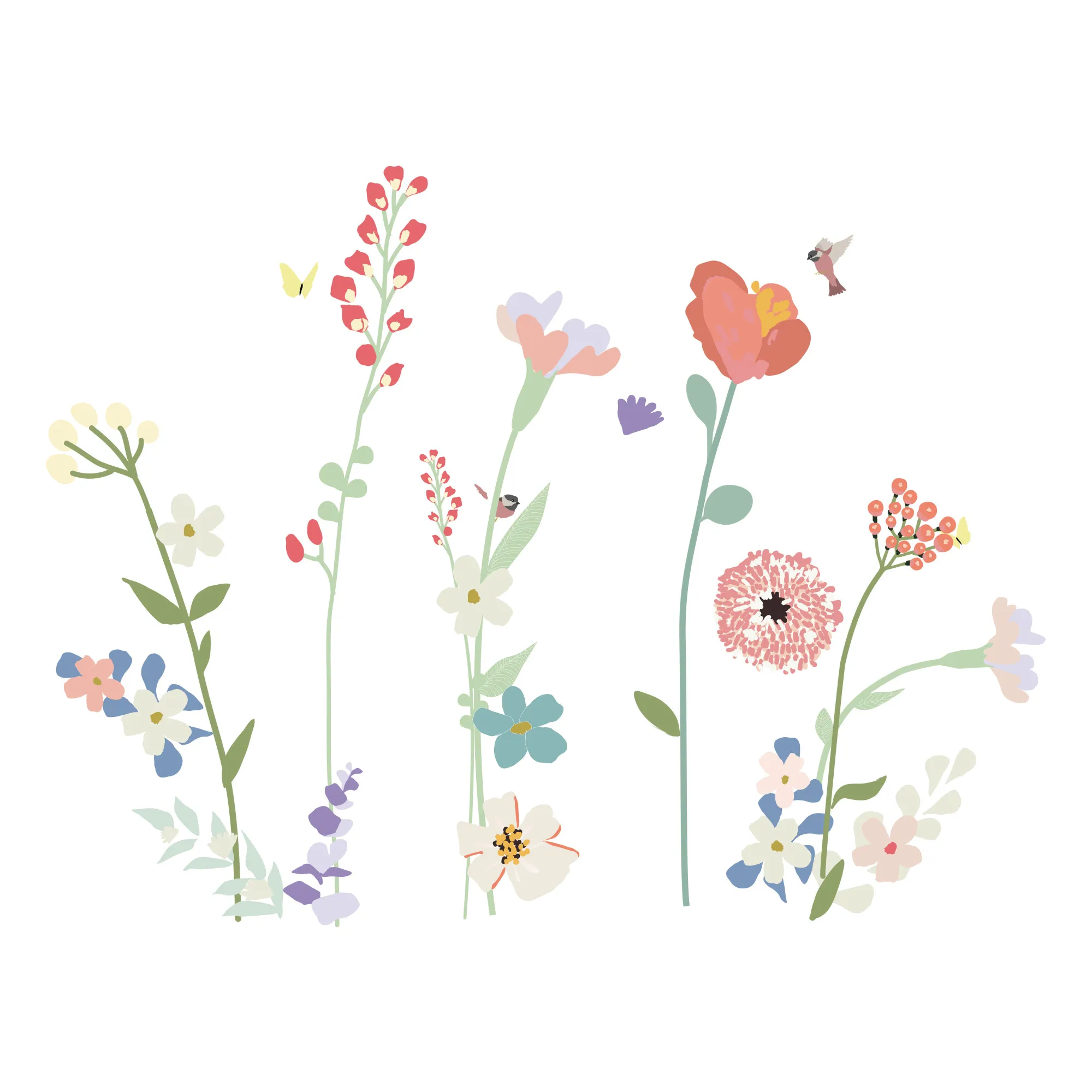 MIMI'lou - Giant Wildflower Sticker | Smallable