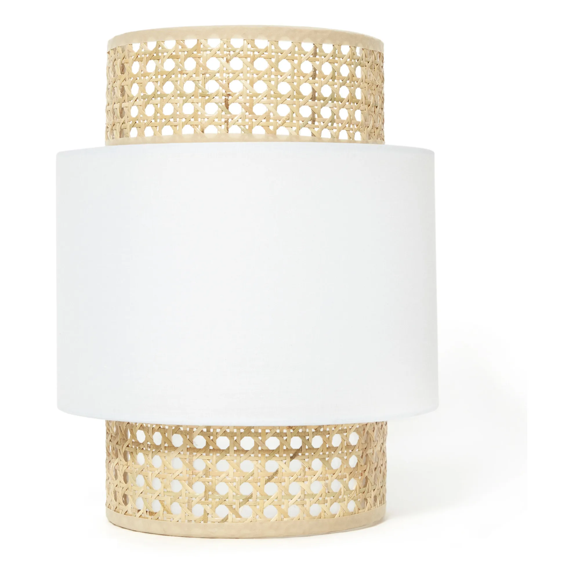 Opjet - Rattan Wall Lamp - White | Smallable