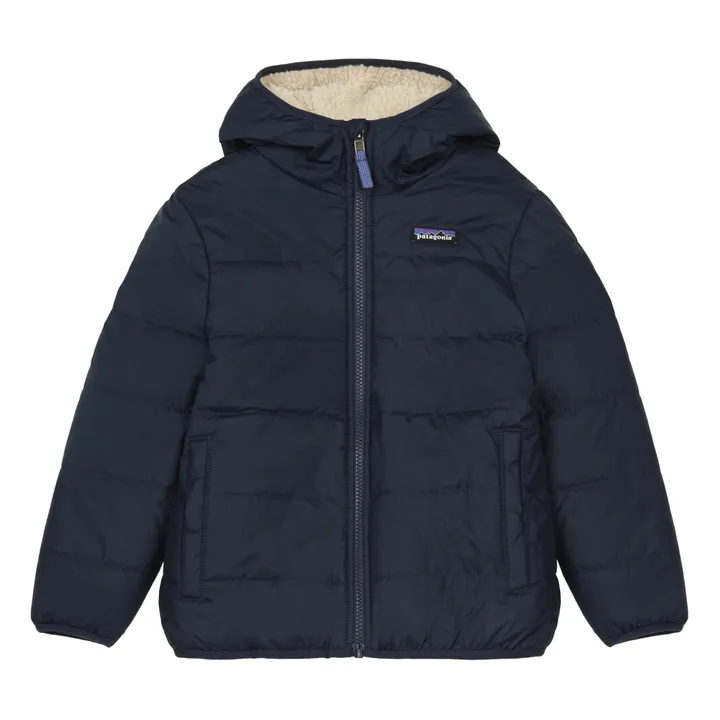 Patagonia - Reversible Recycled Polyester Fleece Jacket - Navy blue ...