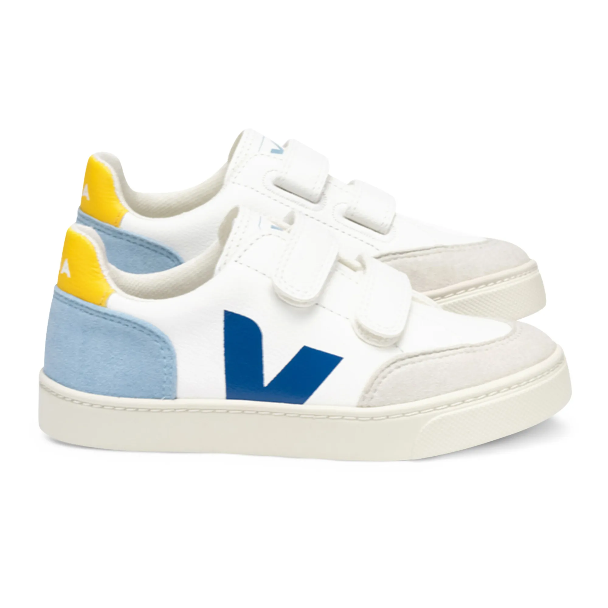 Veja - Velcro V-12 Leather Sneakers - Blue | Smallable