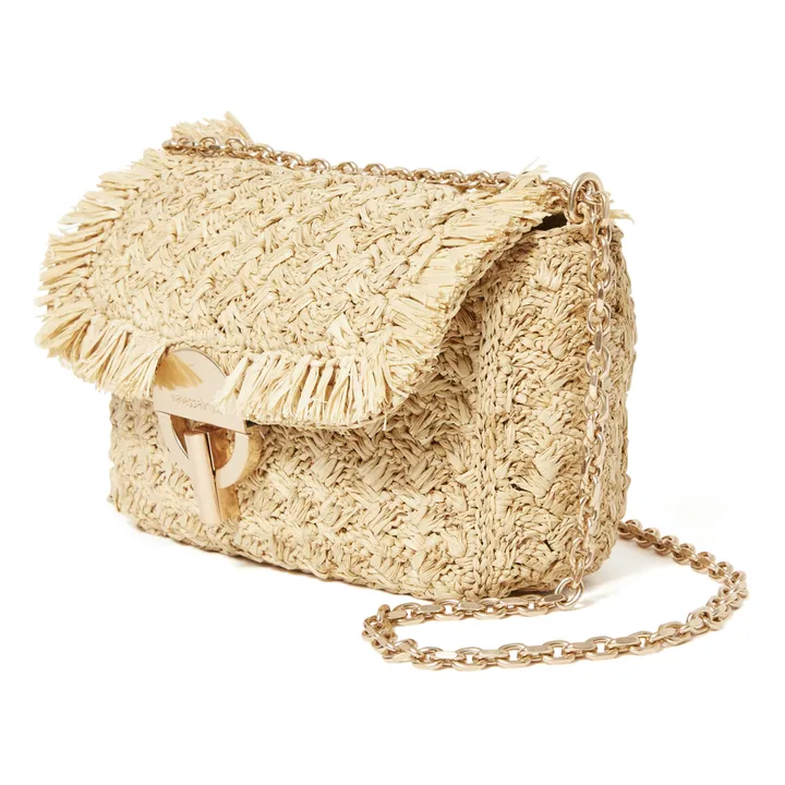 Vanessa Bruno - Moon Raphia Bag - Natural | Smallable