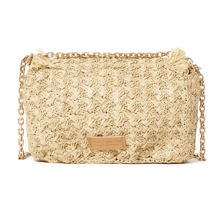 Vanessa Bruno - Moon Raphia Bag - Natural | Smallable