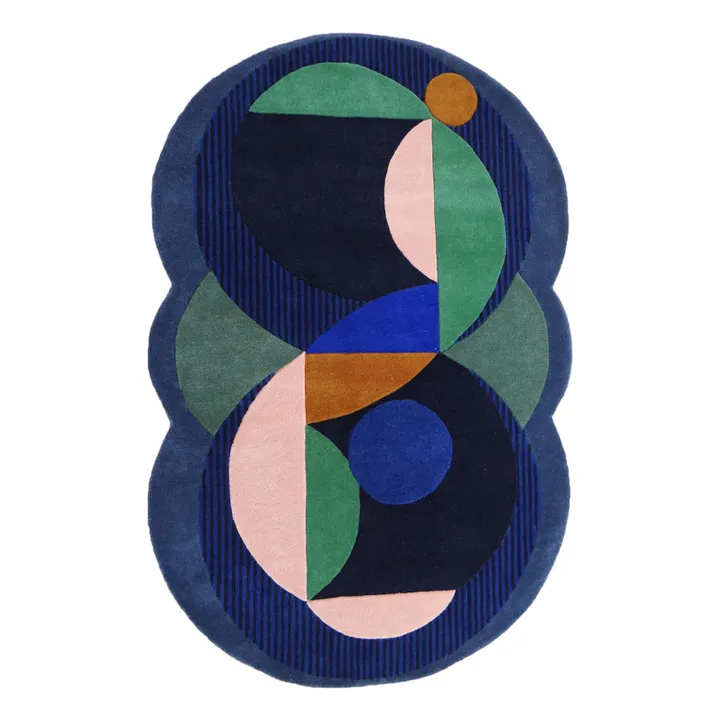 Mapoésie - Shell Rug - Blue | Smallable