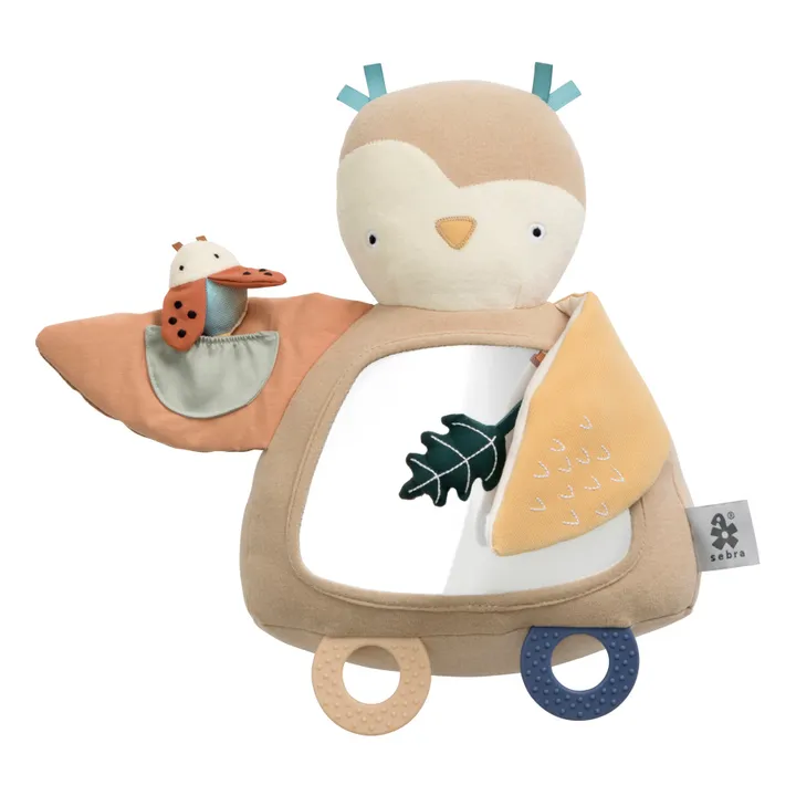 Sebra - Blinky Owl Toy - Beige | Smallable