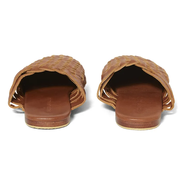 Scandic Gypsy - Mules Tressées - Collection Femme - - Camel | Smallable