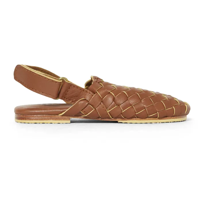Scandic Gypsy - Braided Mules - Camel | Smallable