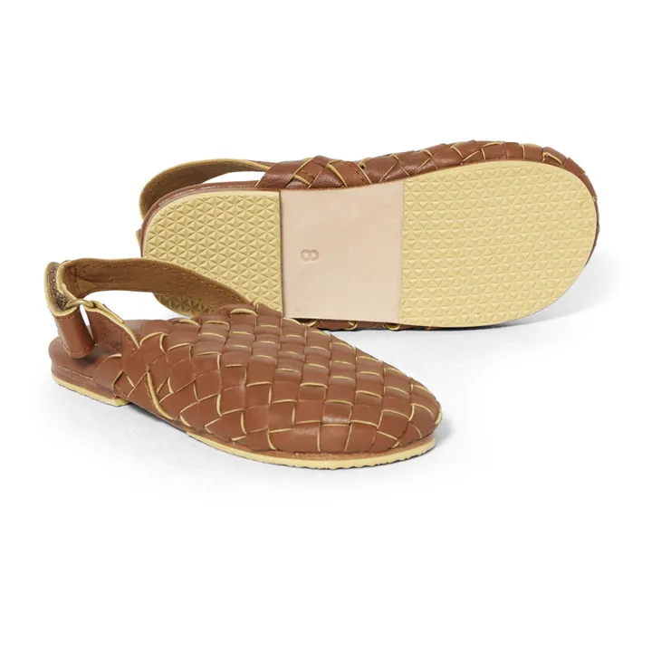 Scandic Gypsy - Braided Mules - Camel | Smallable