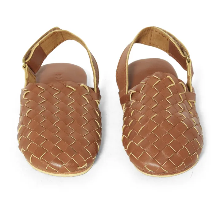 Scandic Gypsy - Braided Mules - Camel | Smallable