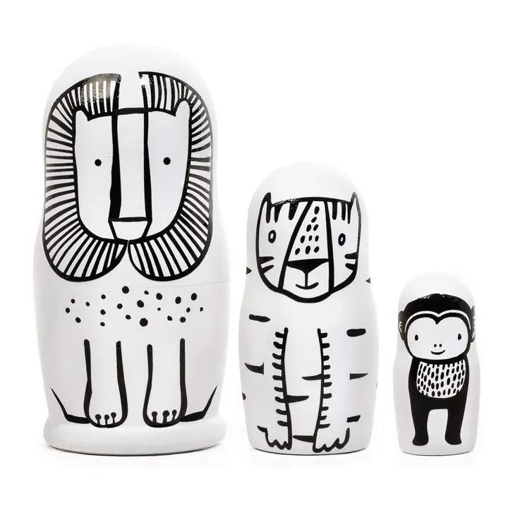Wee Gallery - Wild Stacking Dolls - Set of 3 | Smallable