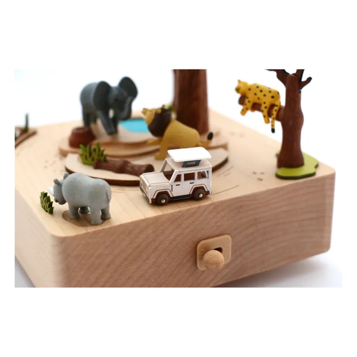 Wooderful life - Safari Wooden Music Box | Smallable