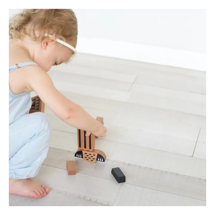 Wee Gallery - Wooden Animal Tower | Smallable