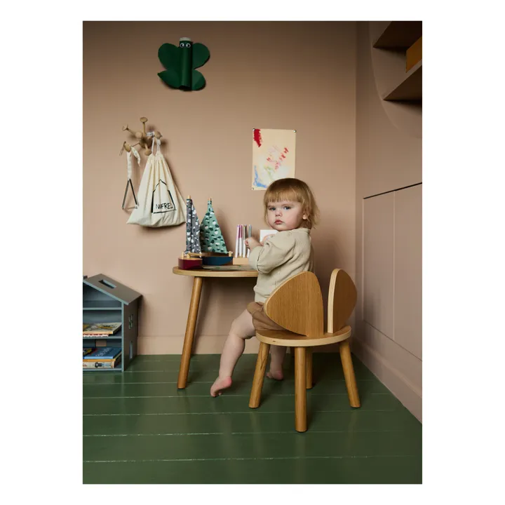Nofred - Mouse stool in oak - Oak | Smallable