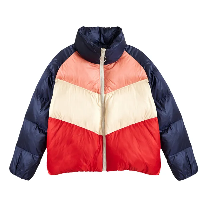 Bellerose - Hoover Colour Block Down Jacket - Pink | Smallable