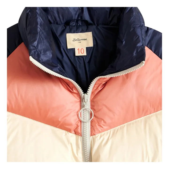 Bellerose - Hoover Colour Block Down Jacket - Pink | Smallable