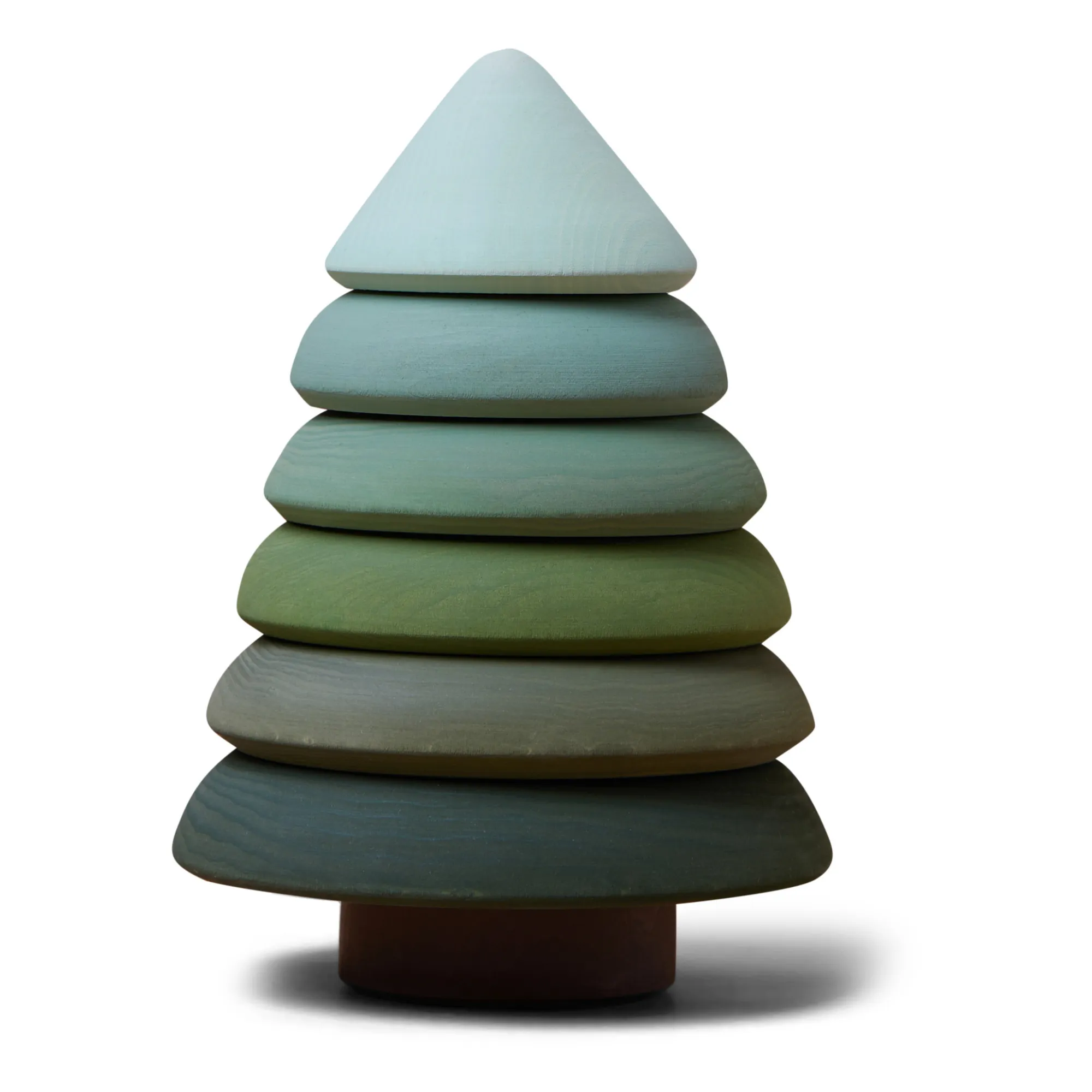 Raduga Grez - Wooden Stacking Tree - Chrome green | Smallable