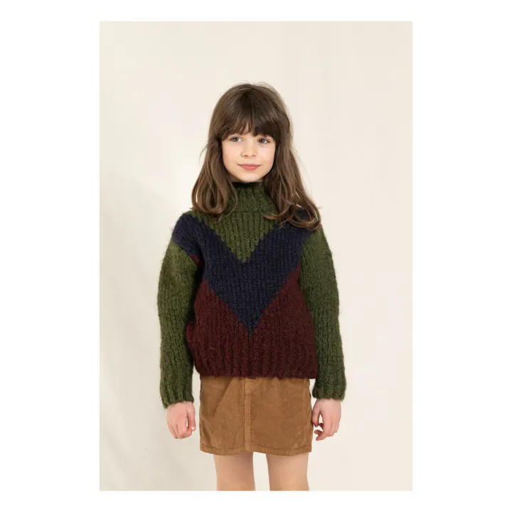Finger in the nose - Vanity Mohair Jumper - Khaki | Smallable