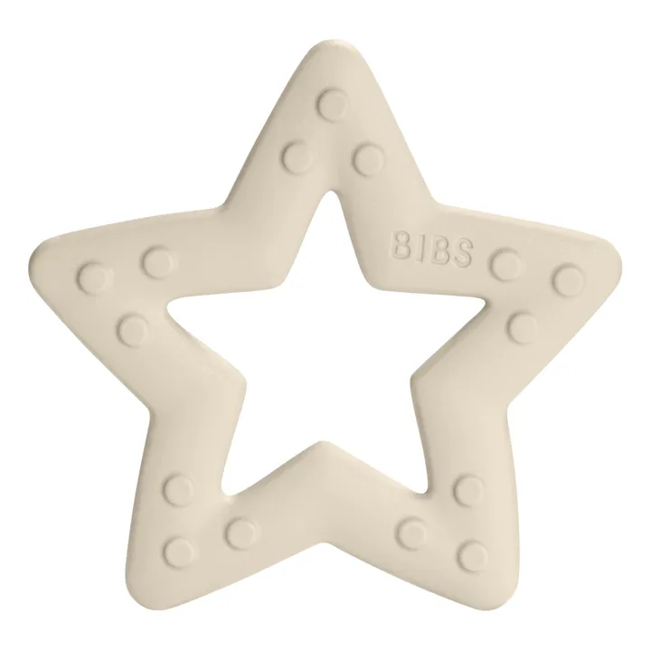 Bibs - Star Teething Ring - Ivory | Smallable