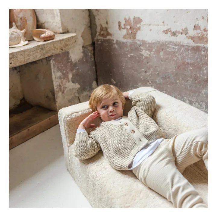 Maison BABA - Canapé Baba en fourrure de coton bio - Blanc | Smallable