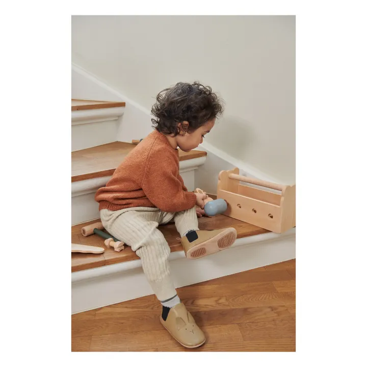 Liewood - Luigi Wooden Tool Box - Pale blue | Smallable