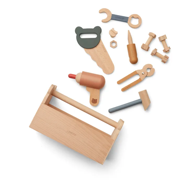 Liewood - Luigi Wooden Tool Box | Smallable