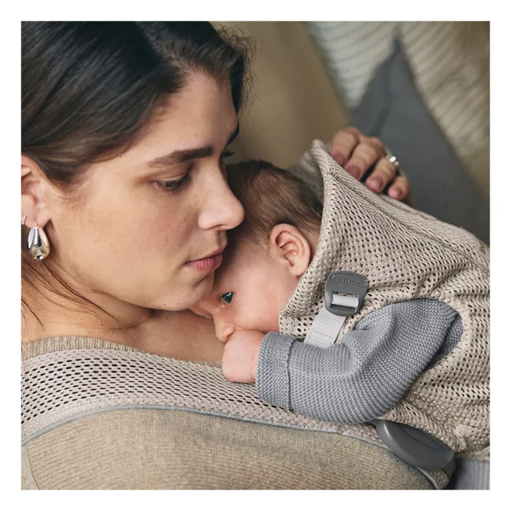 BabyBjörn - Mini Mesh Baby Carrier - Beige | Smallable