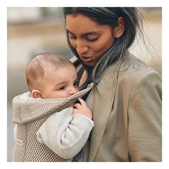 BabyBjörn - Mini Mesh Baby Carrier - Beige | Smallable