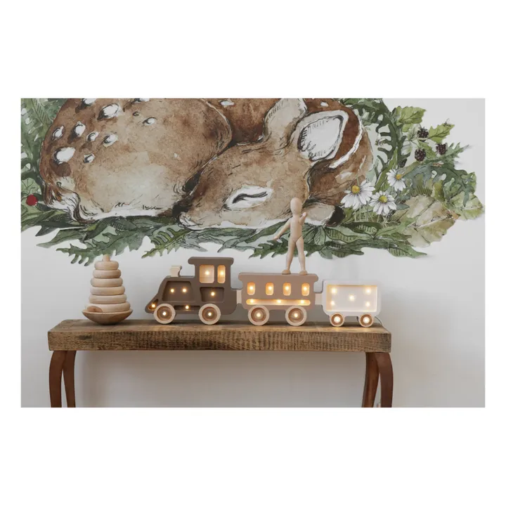 Little Lights - Train Table Lamp - Coffee | Smallable