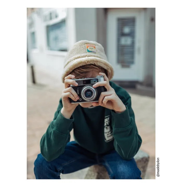 Hundred Pieces - Double Cheese Sherpa Hat - Mastic | Smallable