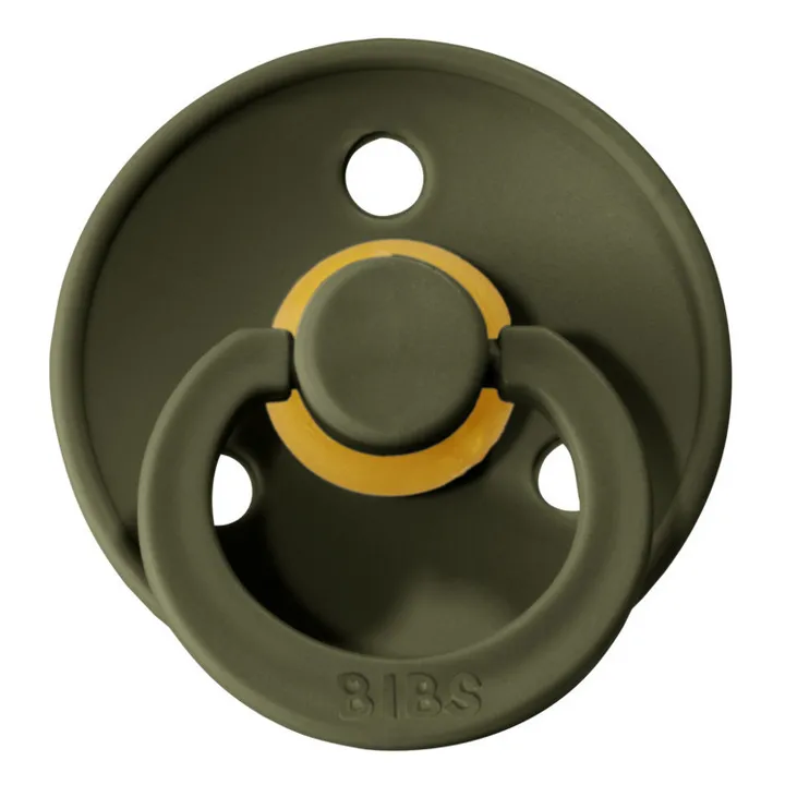Bibs - Natural Rubber Dummies - Set of 2 - Green | Smallable