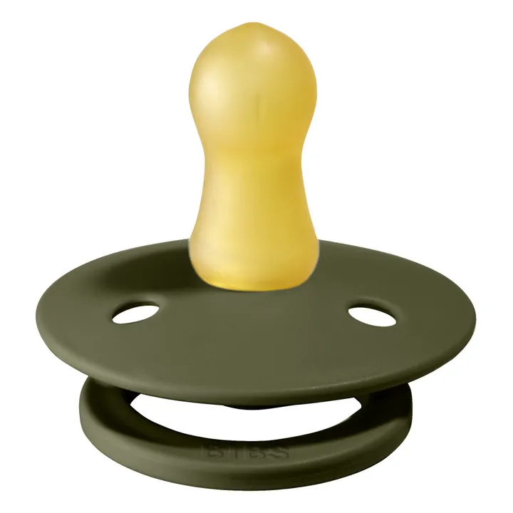 Bibs - Natural Rubber Dummies - Set of 2 - Green | Smallable