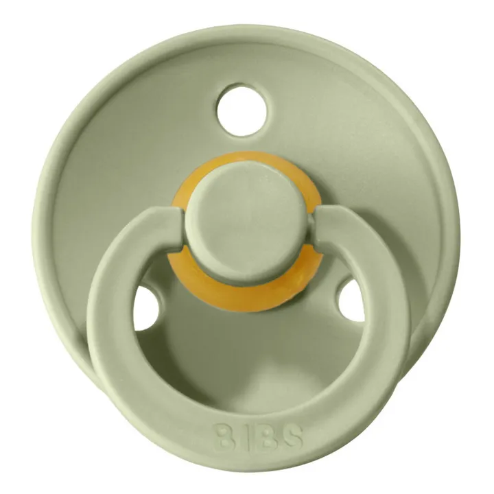 Bibs - Natural Rubber Dummies - Set of 2 - Green | Smallable