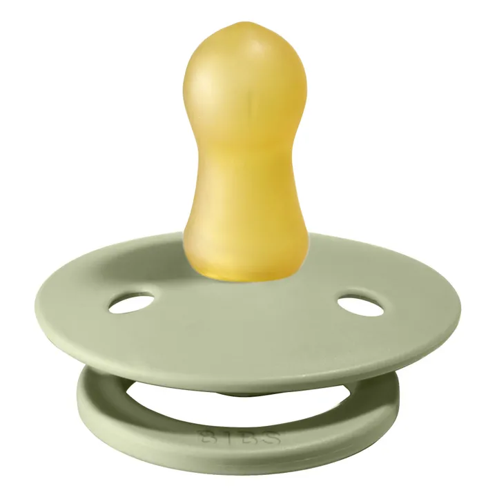 Bibs - Natural Rubber Dummies - Set of 2 - Green | Smallable