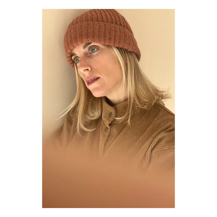 Marlot Paris Mia Baby Alpaca Beanie Women s Collection Brick red Smallable