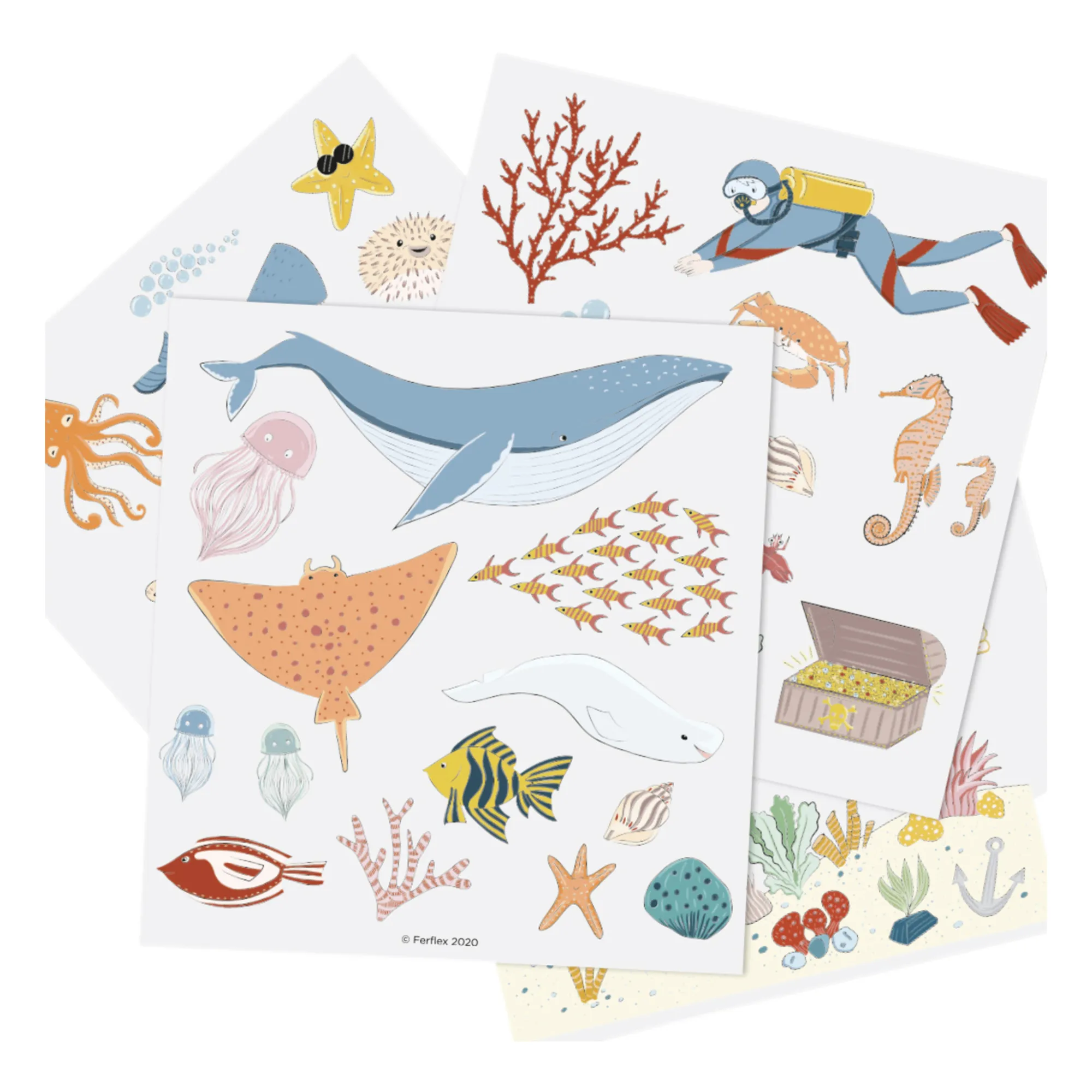 Ferflex - Ocean Magnets - Set of 51 | Smallable