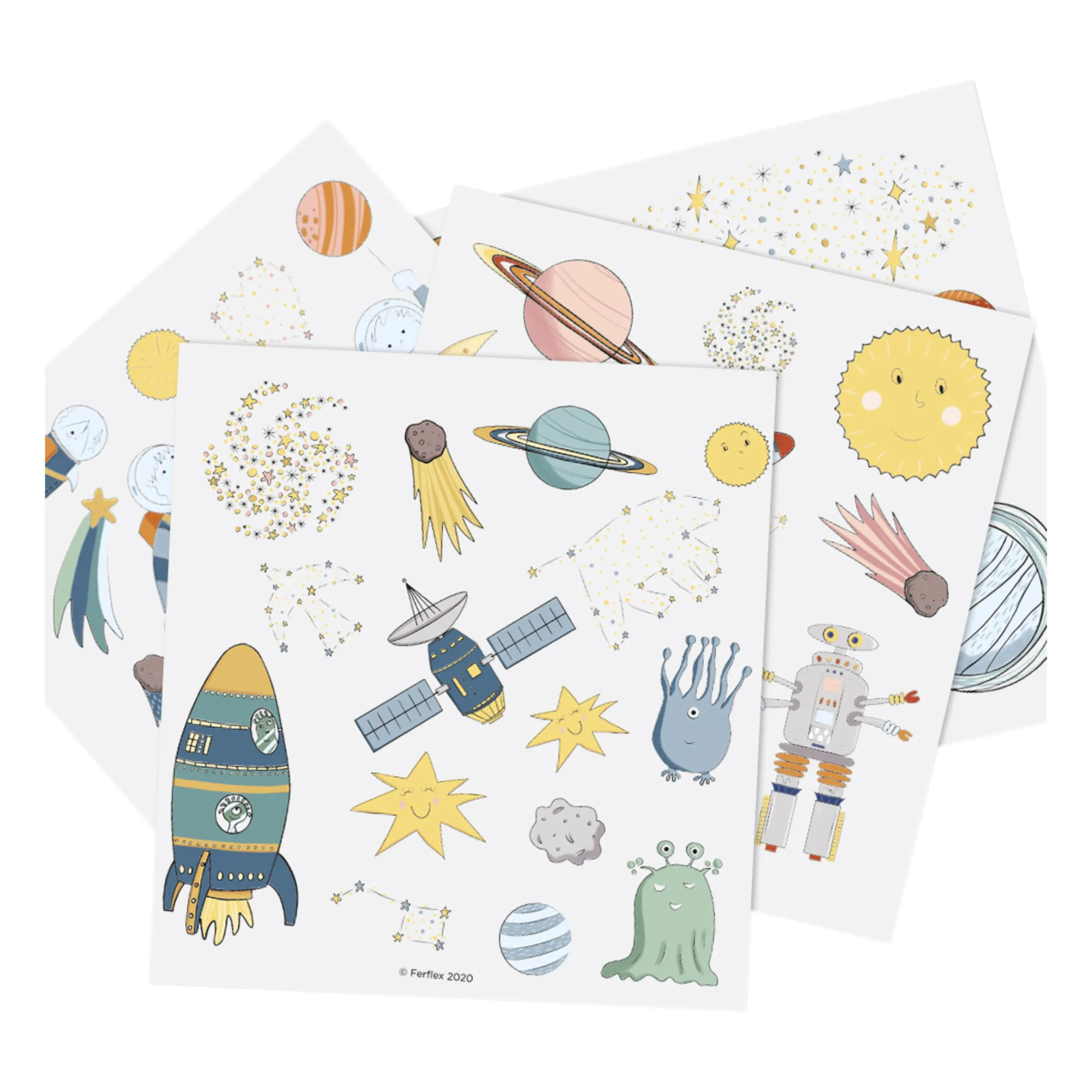 Ferflex - Space Magnets - Set of 48 | Smallable