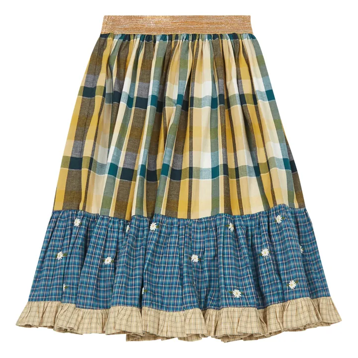 Bonjour - Long Patchwork Skirt - Blue | Smallable