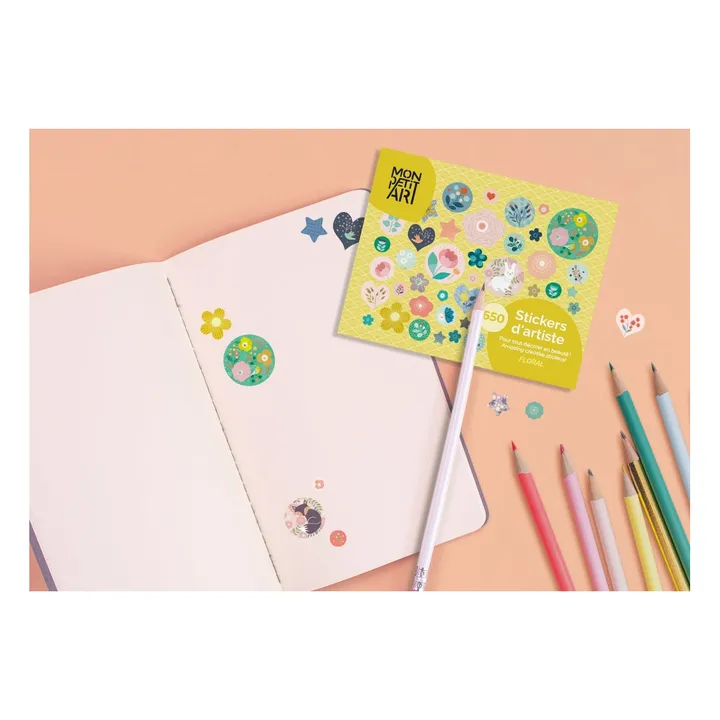 Mon Petit Art - Floral Artist Stickers | Smallable
